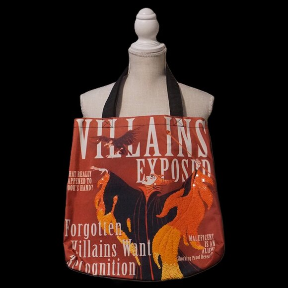 Disney | Bags | Disney Villains Exposed Tote Bag With Maleficent | Poshmark
